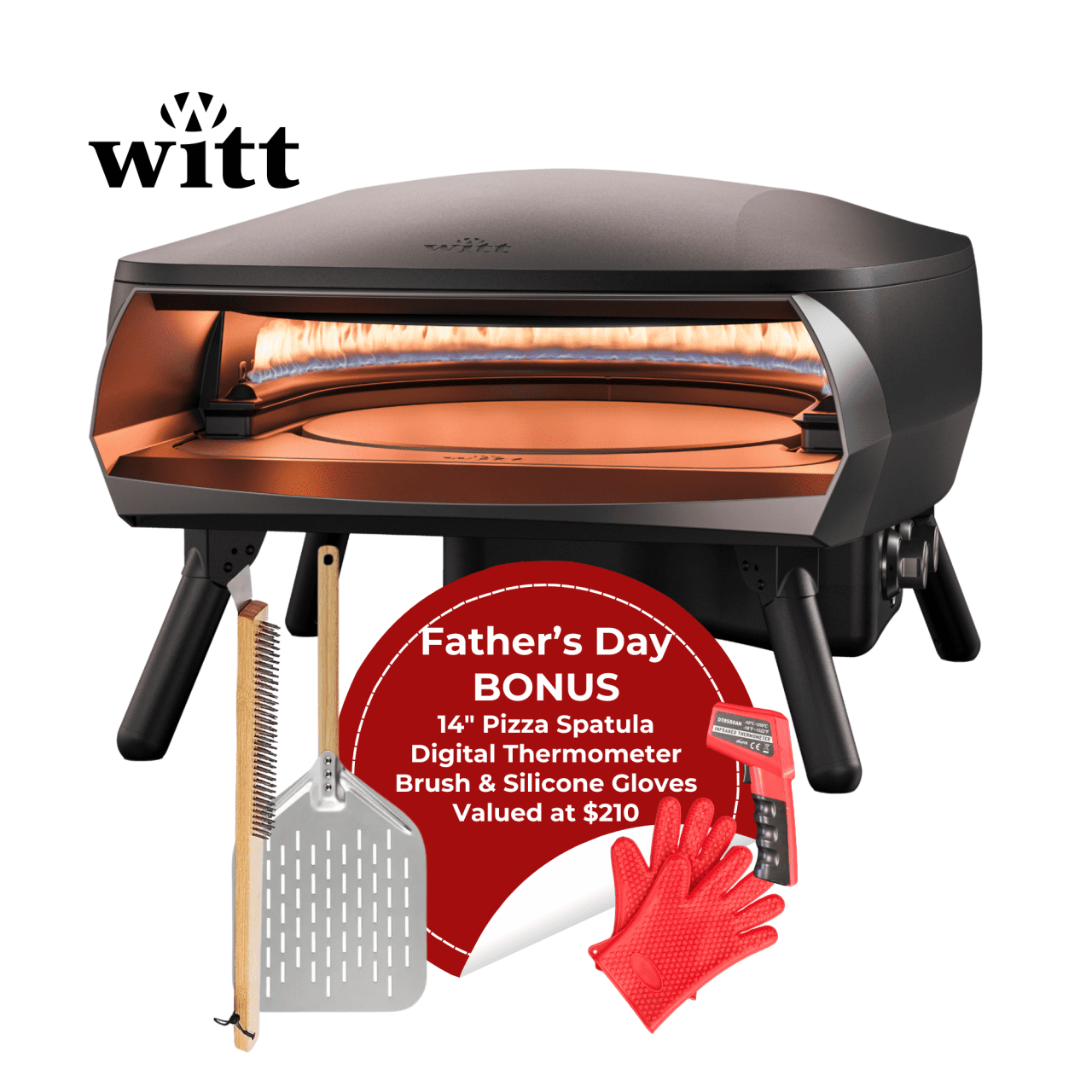 Witt Etna Rotante Gas Pizzaofen