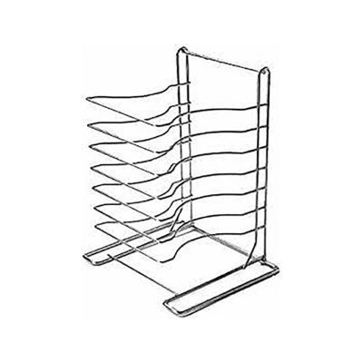 Chrome Pizza Tray Rack | 7 Tier Storage Solution